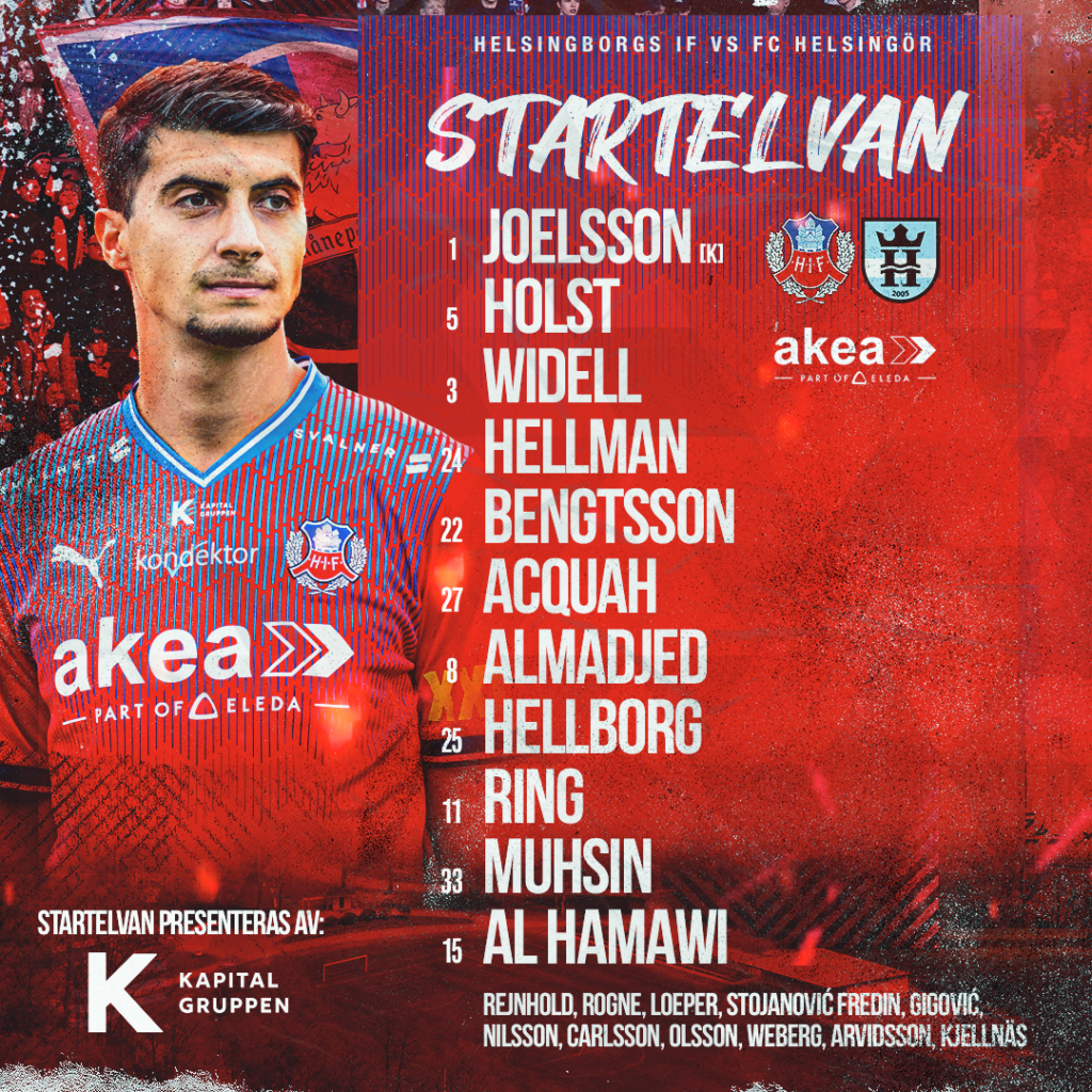 Startelvan mot FC Helsingör - Helsingborgs IF