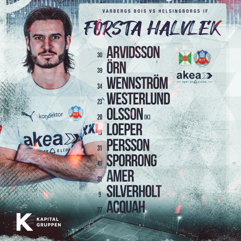 Startelvorna mot Varbergs BoIS - Helsingborgs IF